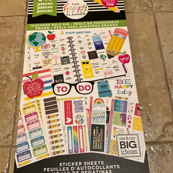 The Happy Planner | Office | Happy Planner Teachers Rule Big Sticker ...
